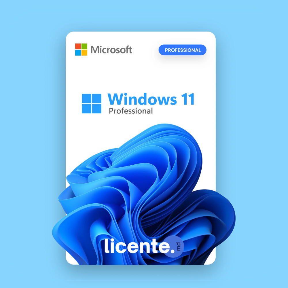 Licenta Windows 11 Pro Retail, Digitala – Licente.md