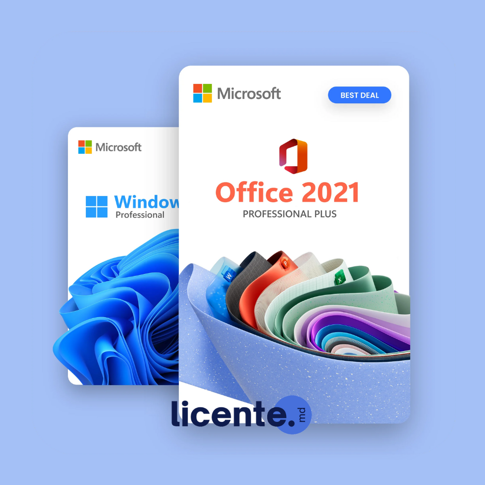 Licenta Windows 11 Pro + Office 2021 Pro Plus – Licente.md